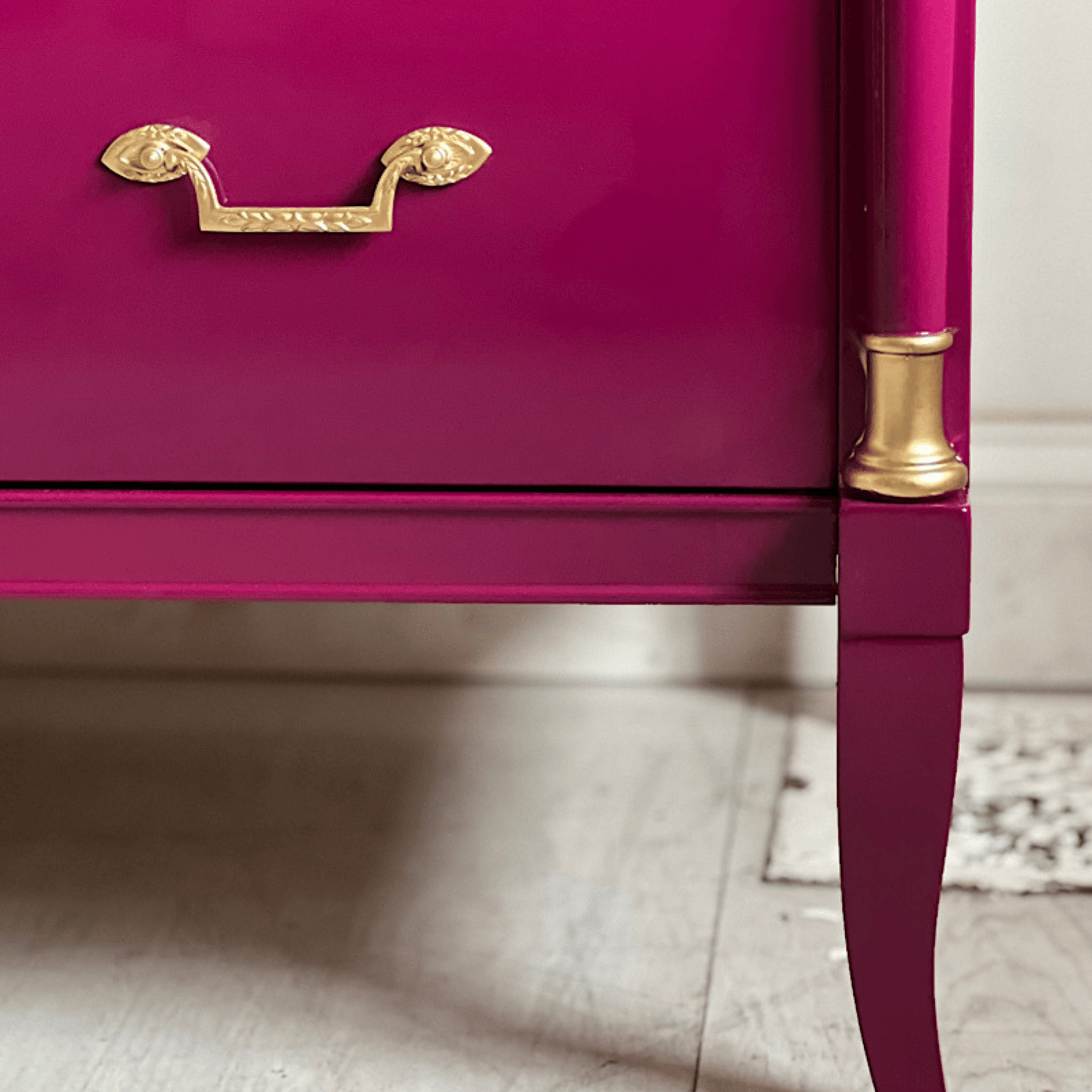 Rway 3 Drawer Chest in Ruby | The Resplendent Crow
