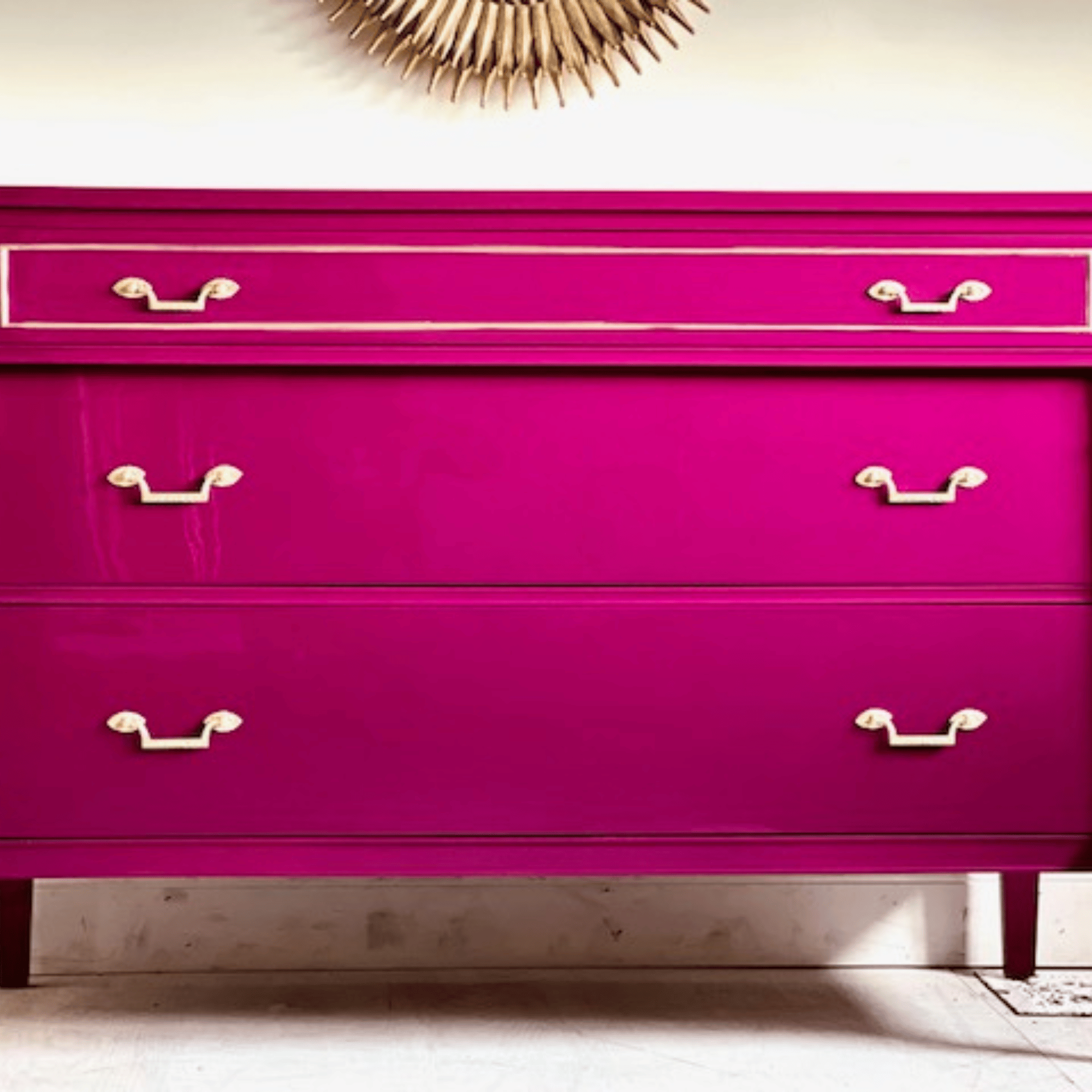 Rway 3 Drawer Chest in Ruby | The Resplendent Crow
