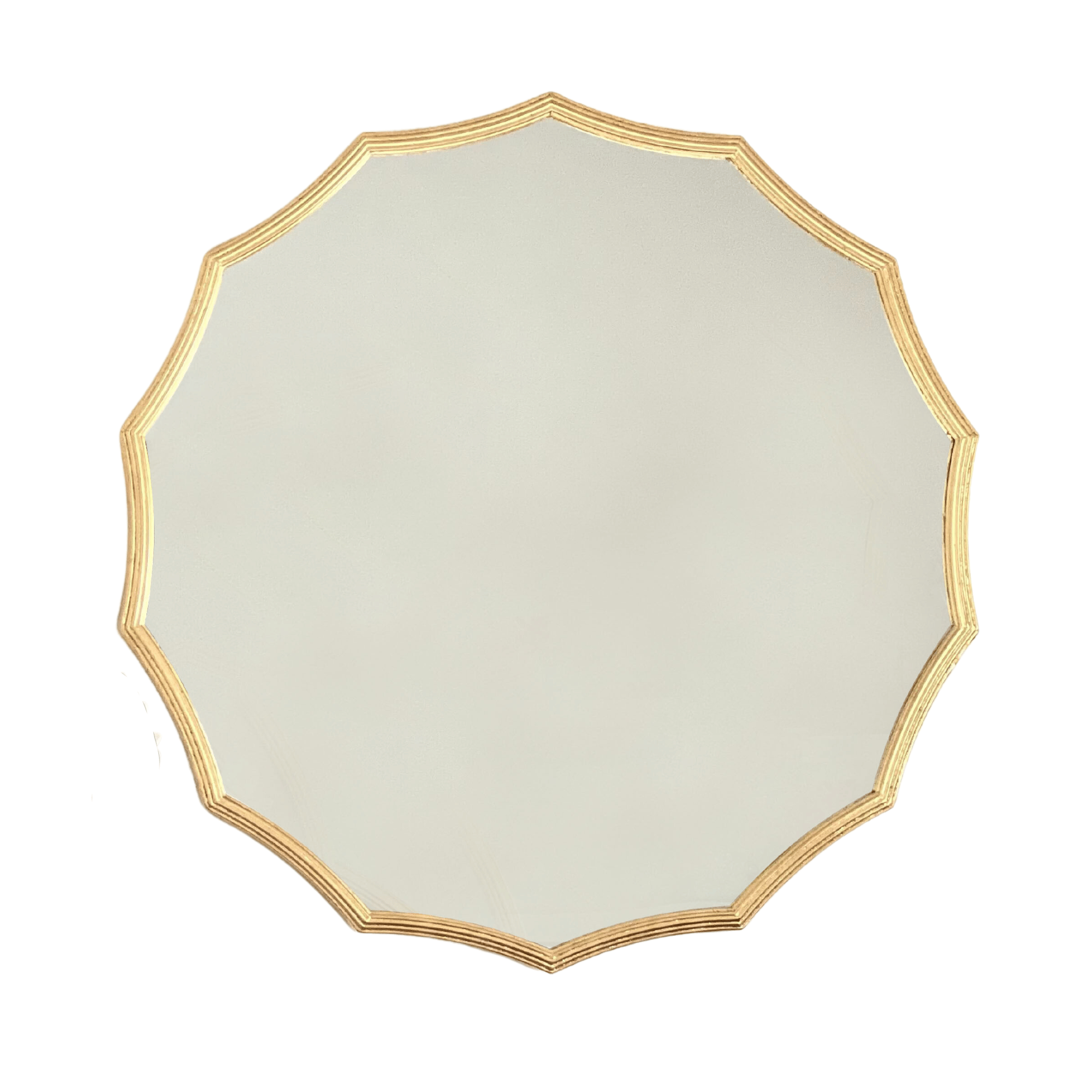 Framed Gold Mirror | The Resplendent Crow