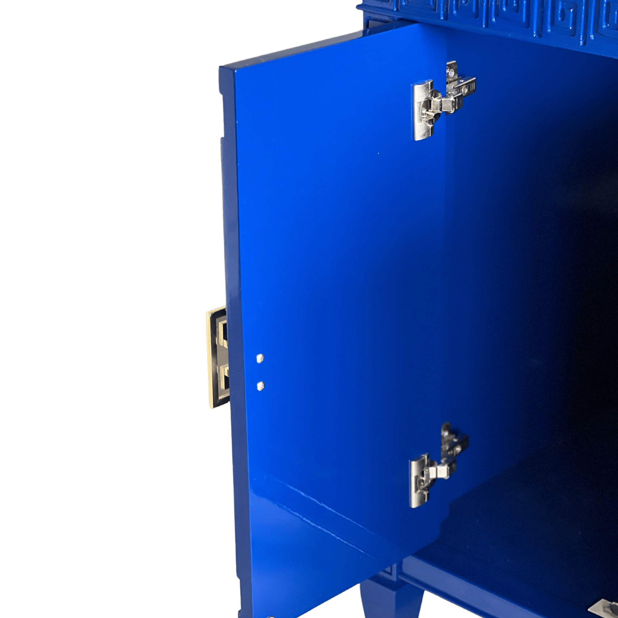 Athens Vanity with Greek Key Details - Custom Lacquered