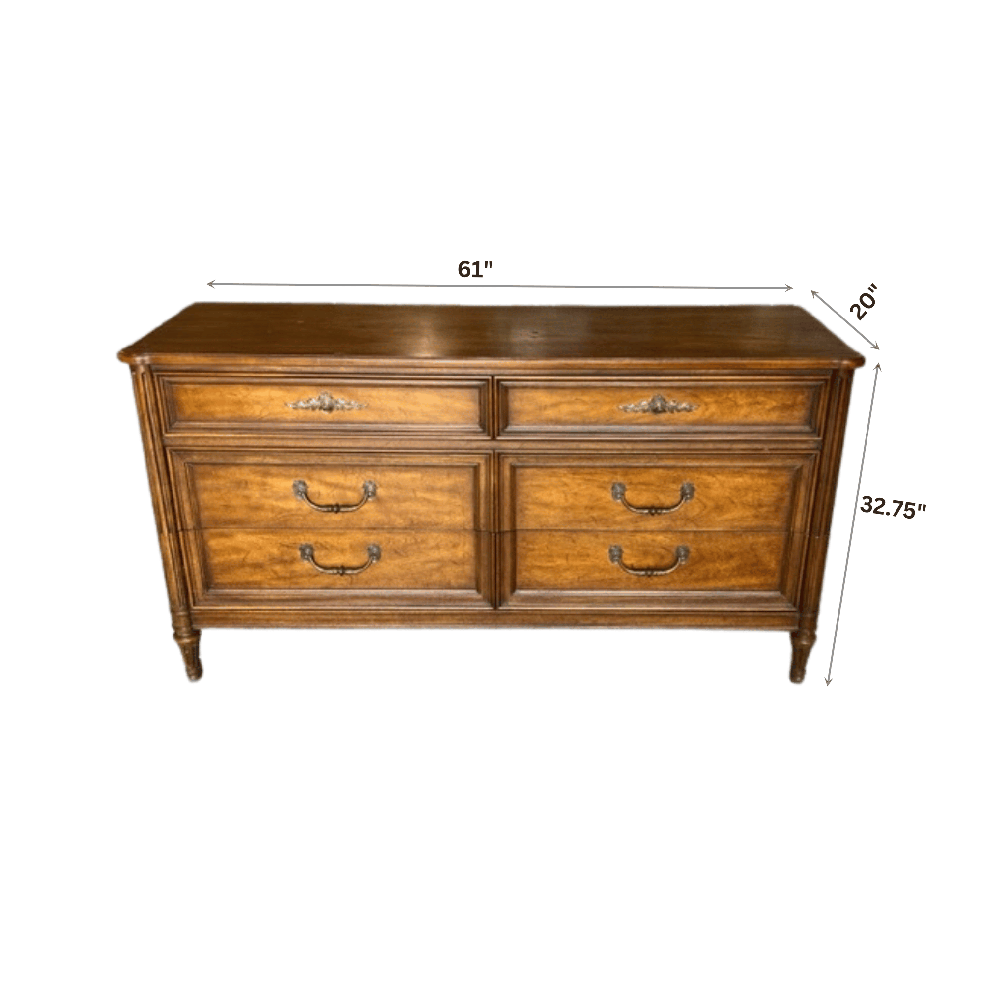 Henredon 6 Drawer Dresser - Custom Lacquered | The Resplendent Crow