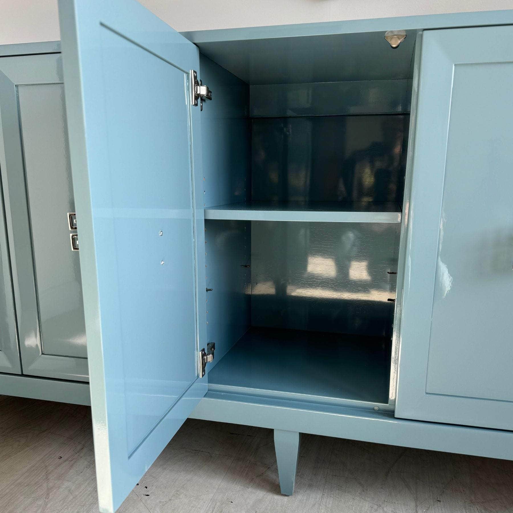 Zane Credenza In Oval Room Blue | The Resplendent Crow