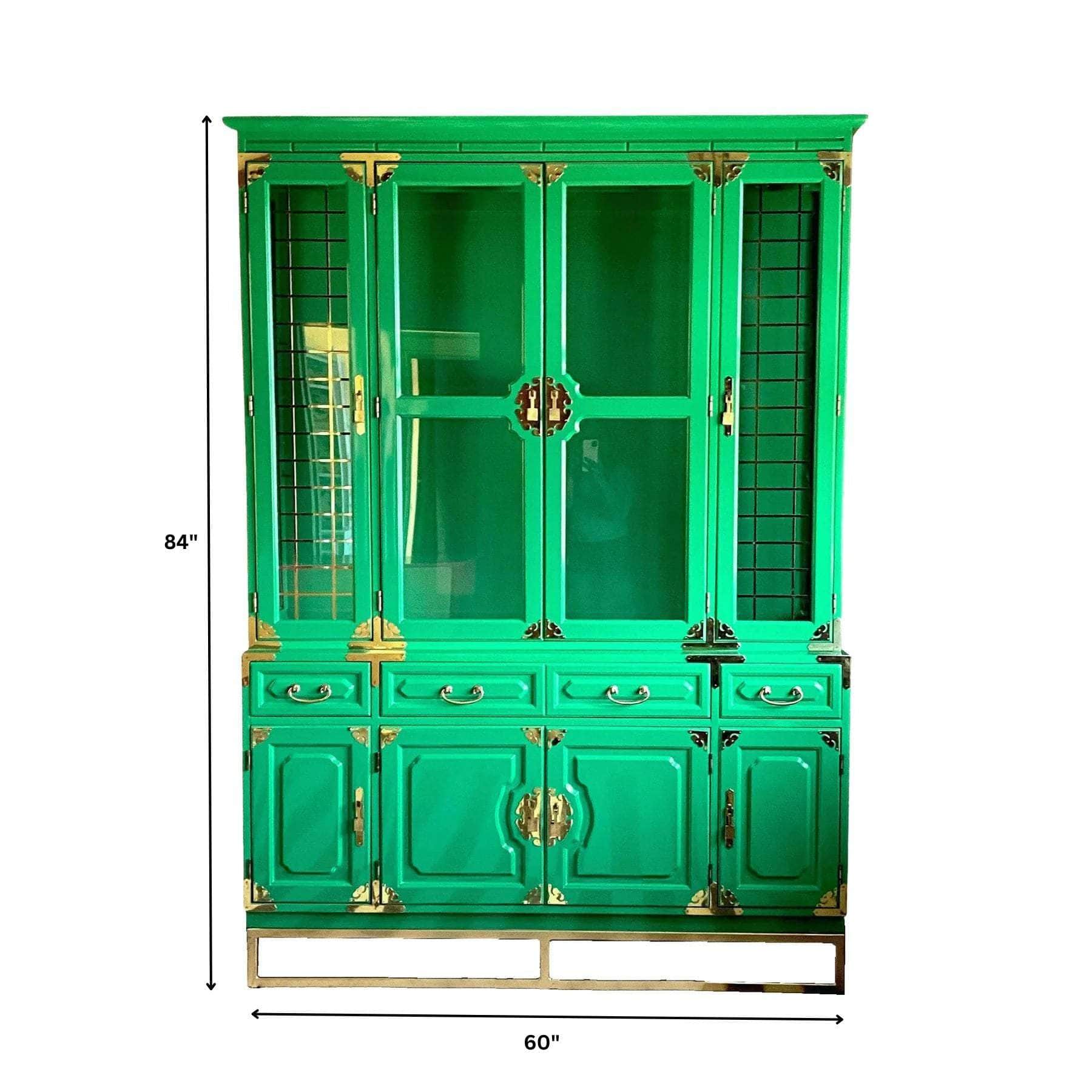 Vintage Bernhardt China Cabinet - Lacquered