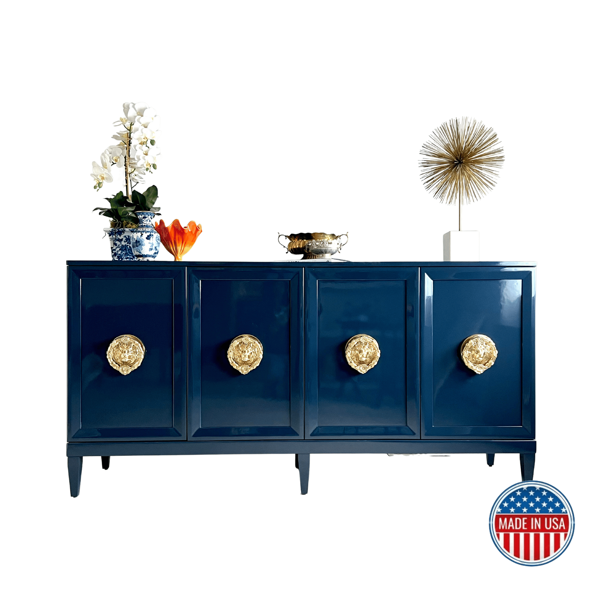 Zane 70” Modern Credenza - The Resplendent Crow