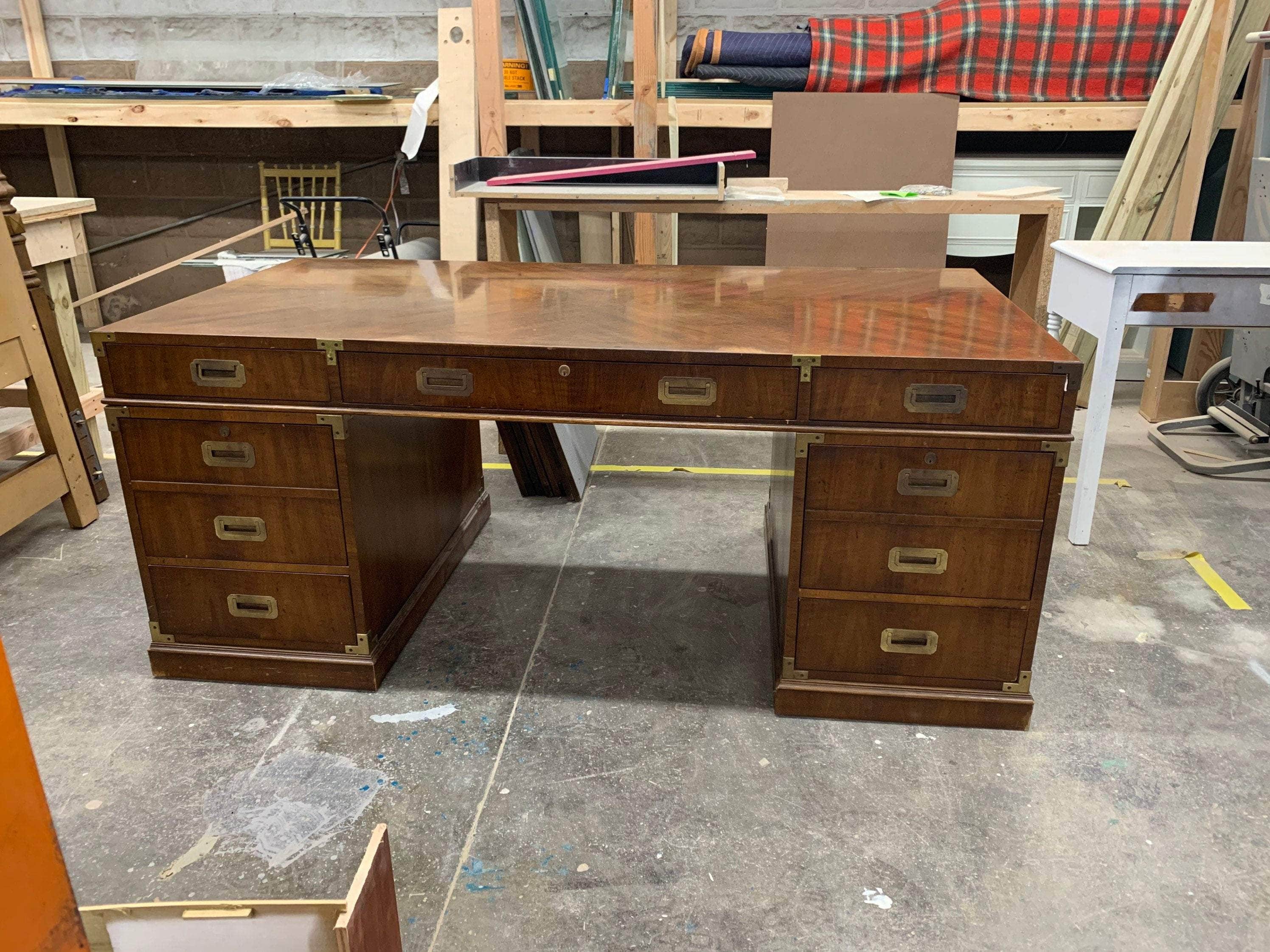 Executive Campaign Desk - Lacquered