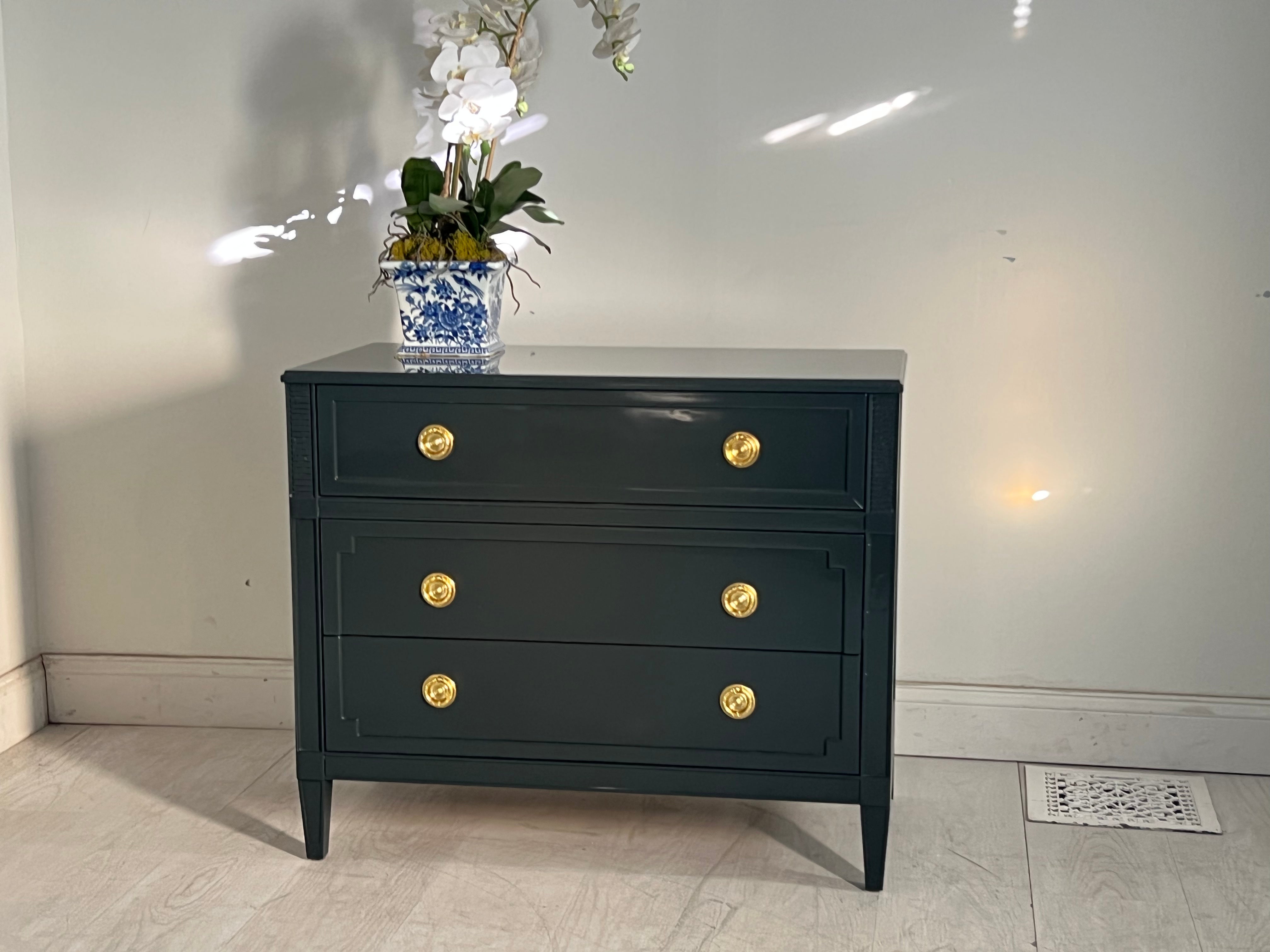 Emily Nightstand or Small Dresser in Railings