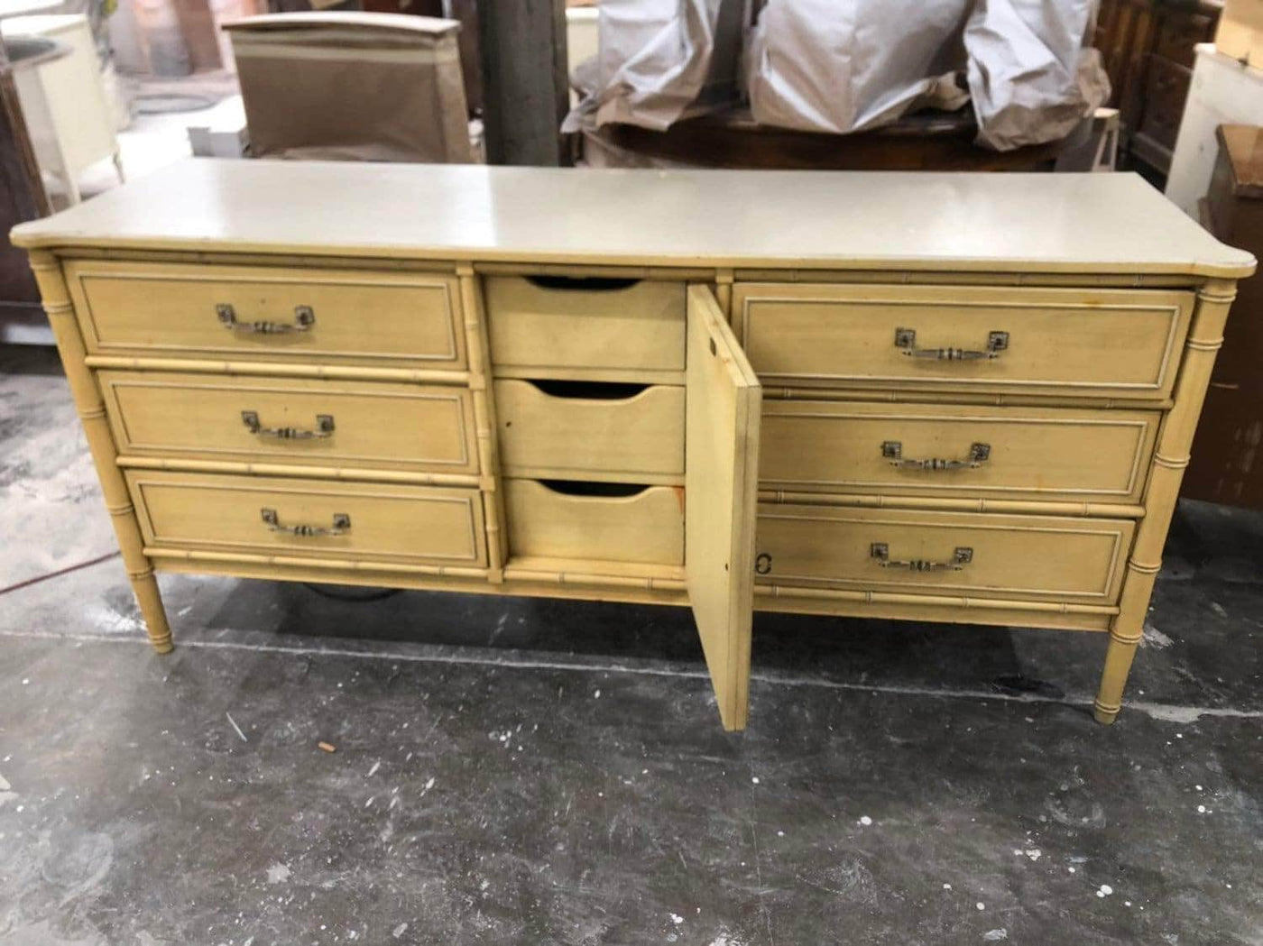 Henry Link Bali Hai Faux Bamboo Dresser Lacquered