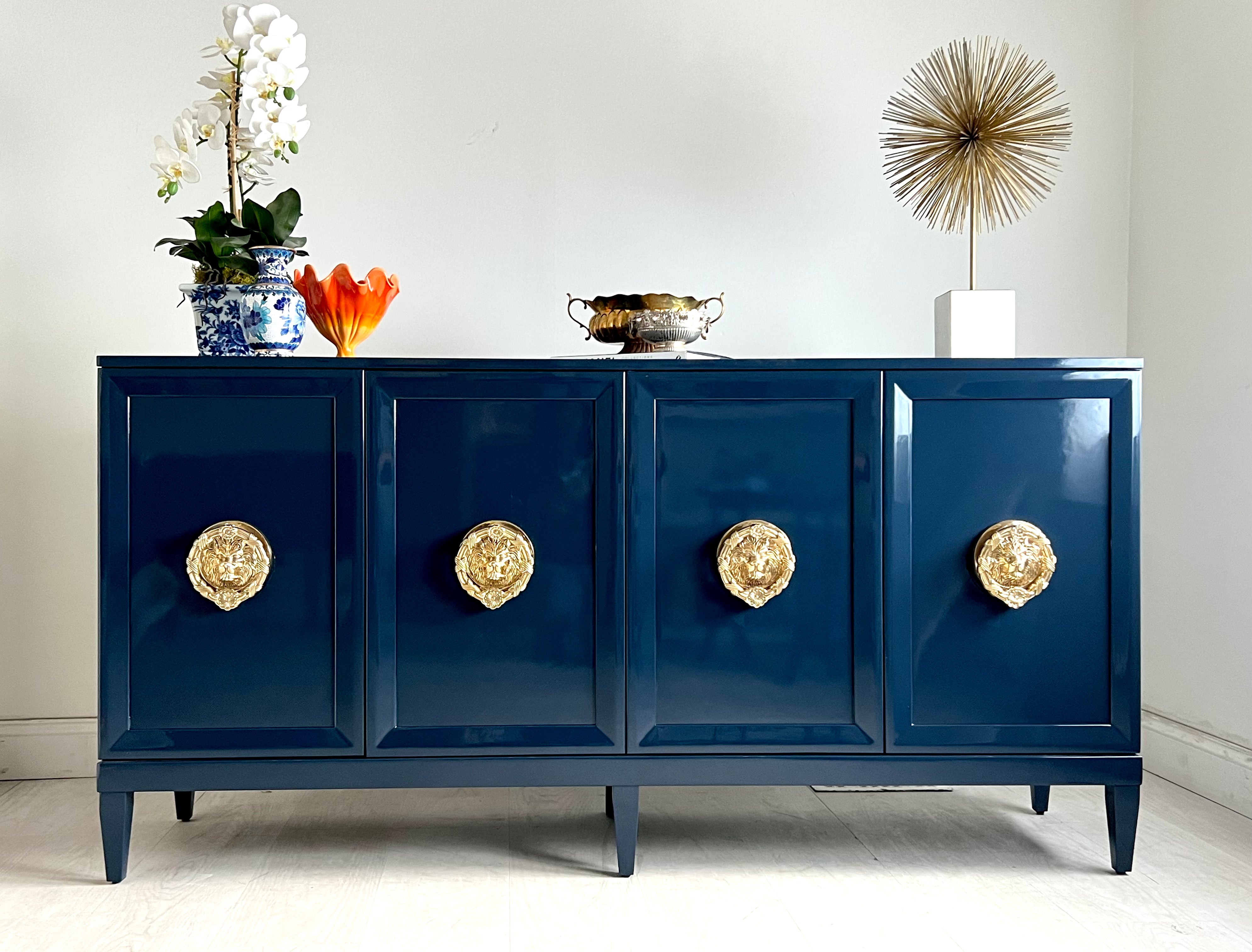 Zane 70” Modern Credenza - The Resplendent Crow