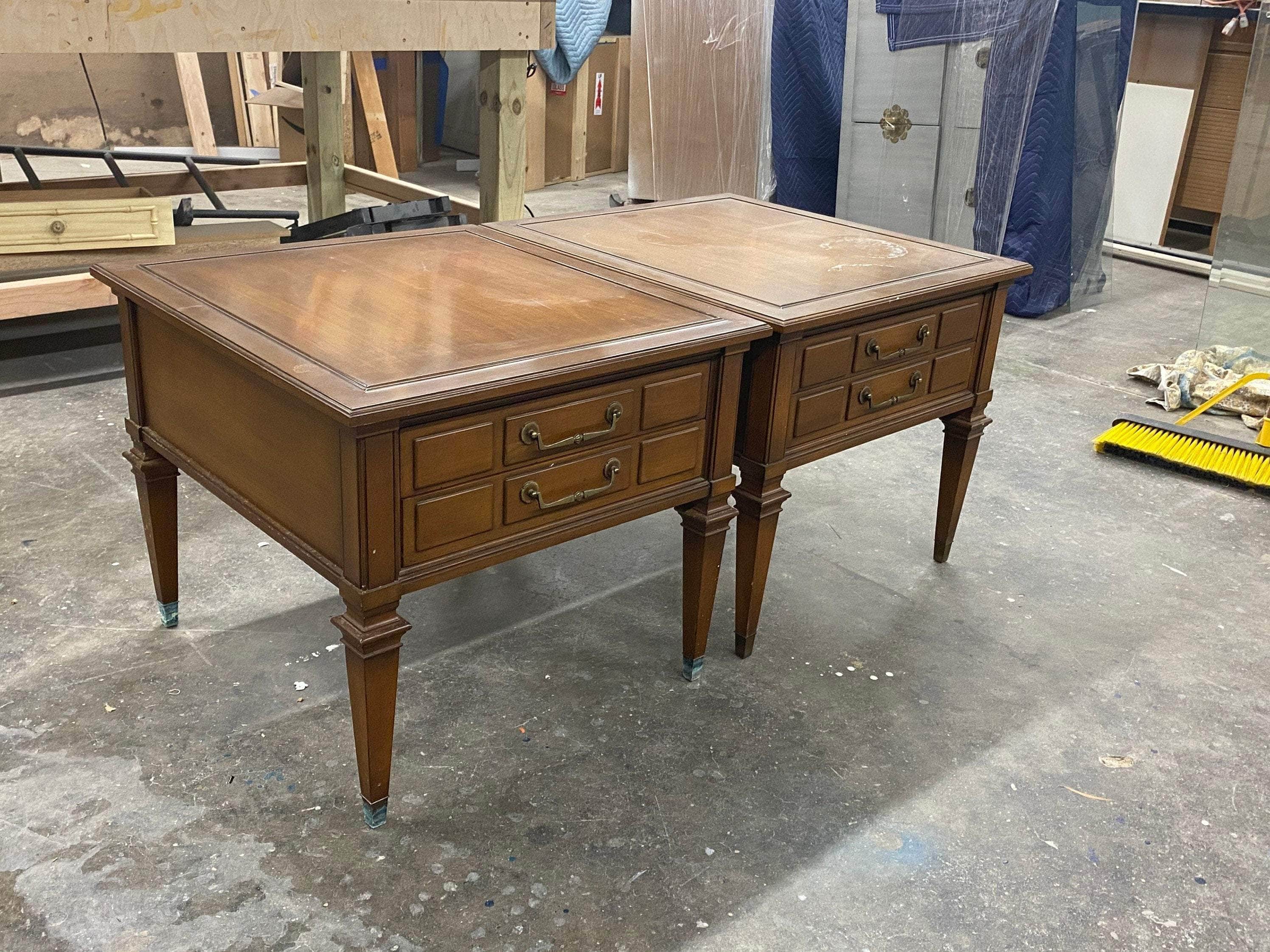 Pair of End Tables | The Resplendent Crow