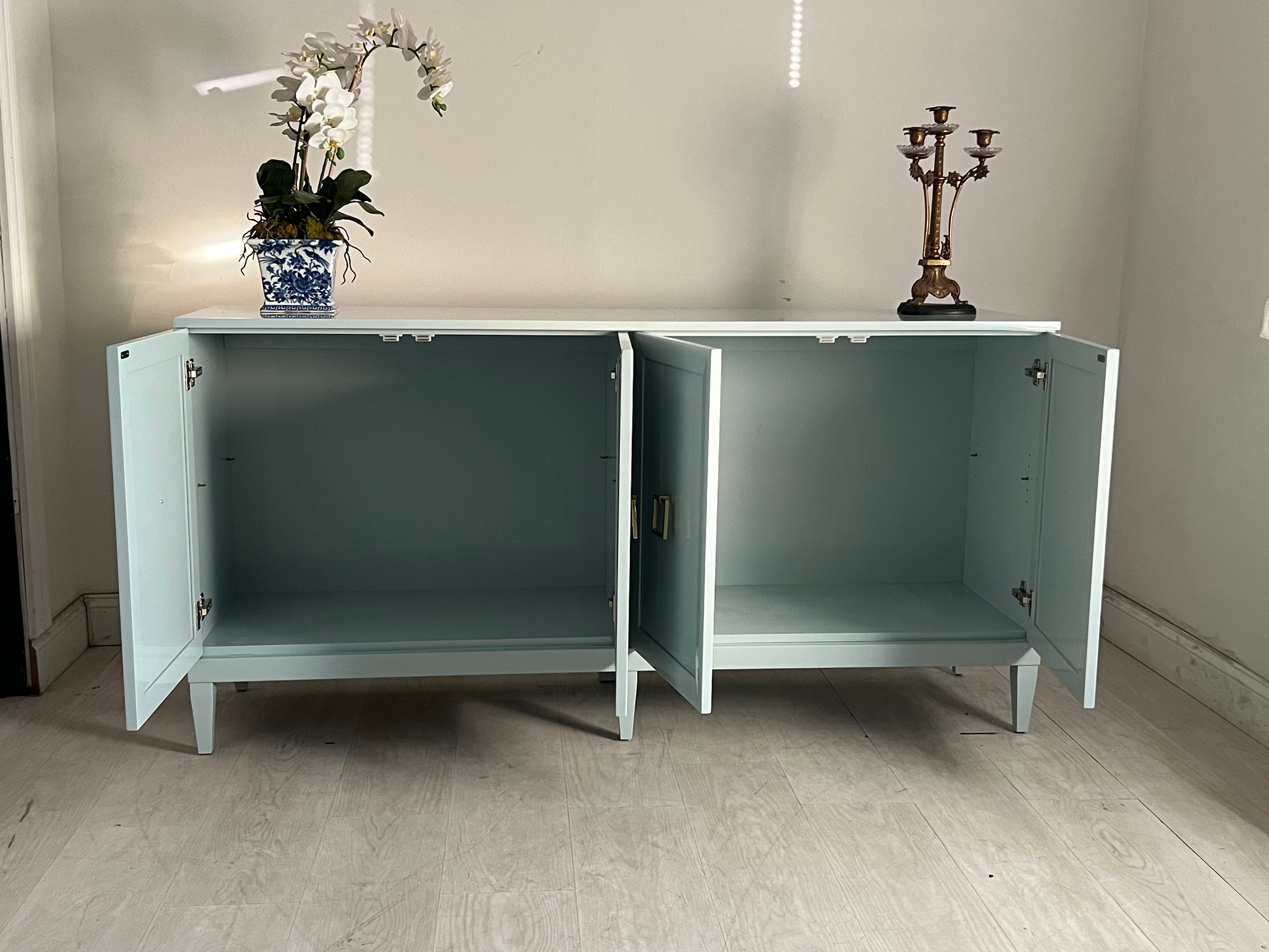 Zane 70” Modern Credenza - The Resplendent Crow